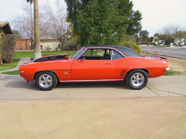 1969 CHEVROLET CAMARO COUPE - Side Profile - 23017