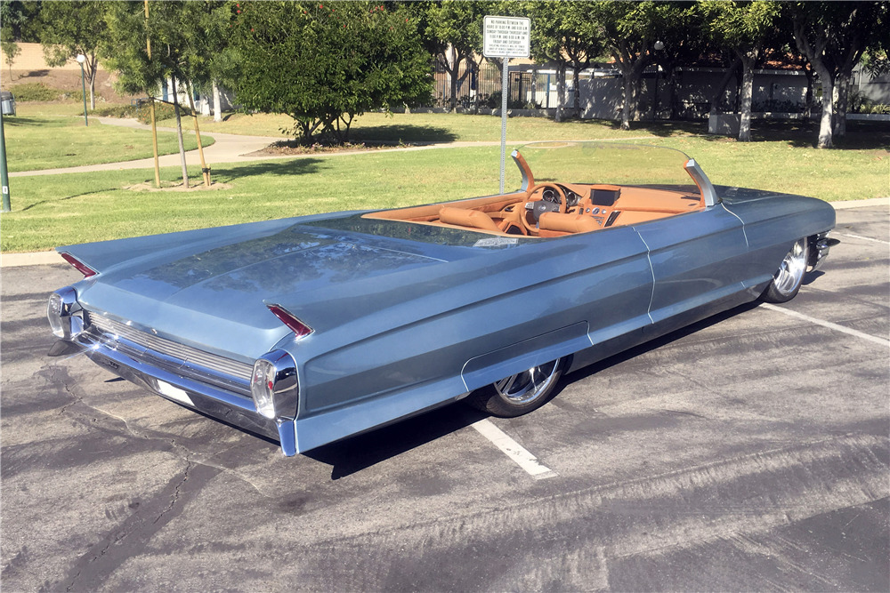 1962 CADILLAC SERIES 62 TOPLESS CUSTOM ROADSTER - Rear 3/4 - 230242