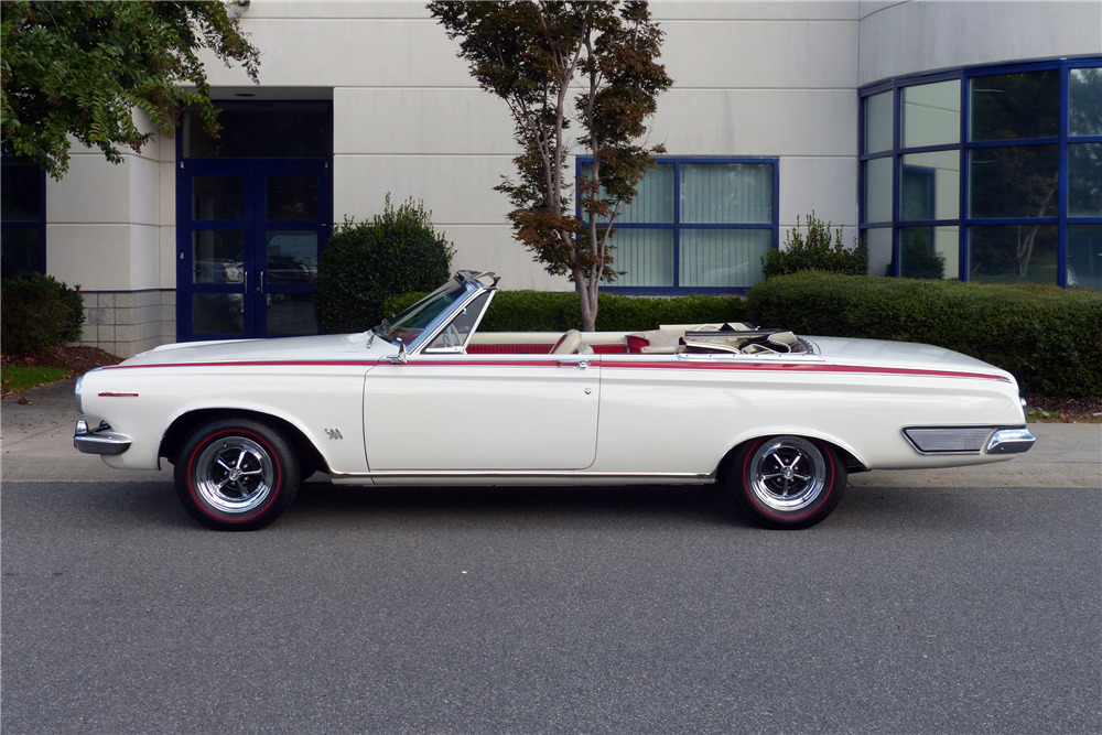 1963 DODGE POLARA 500 CONVERTIBLE - Side Profile - 230315