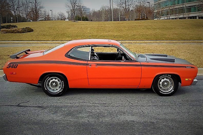 1972 PLYMOUTH DUSTER - Side Profile - 231904