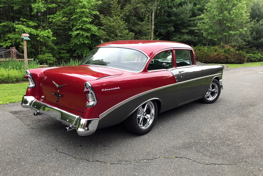 1956 CHEVROLET 210 CUSTOM SEDAN - Rear 3/4 - 232226