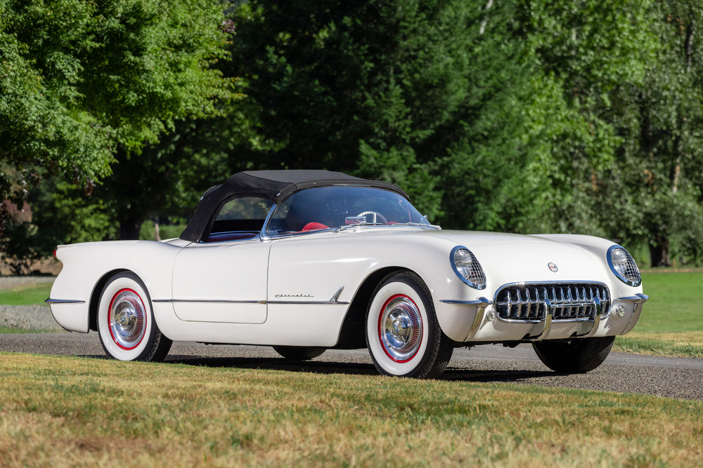 1953 CHEVROLET CORVETTE 235/150 CONVERTIBLE - Front 3/4 - 233777
