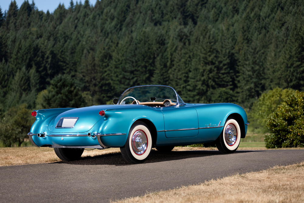 1955 CHEVROLET CORVETTE 265/195 CONVERTIBLE - Rear 3/4 - 233780