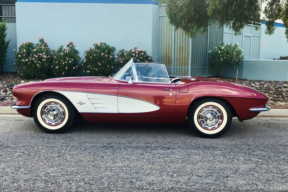 1961 CHEVROLET CORVETTE 283/270 CONVERTIBLE - Side Profile - 234234