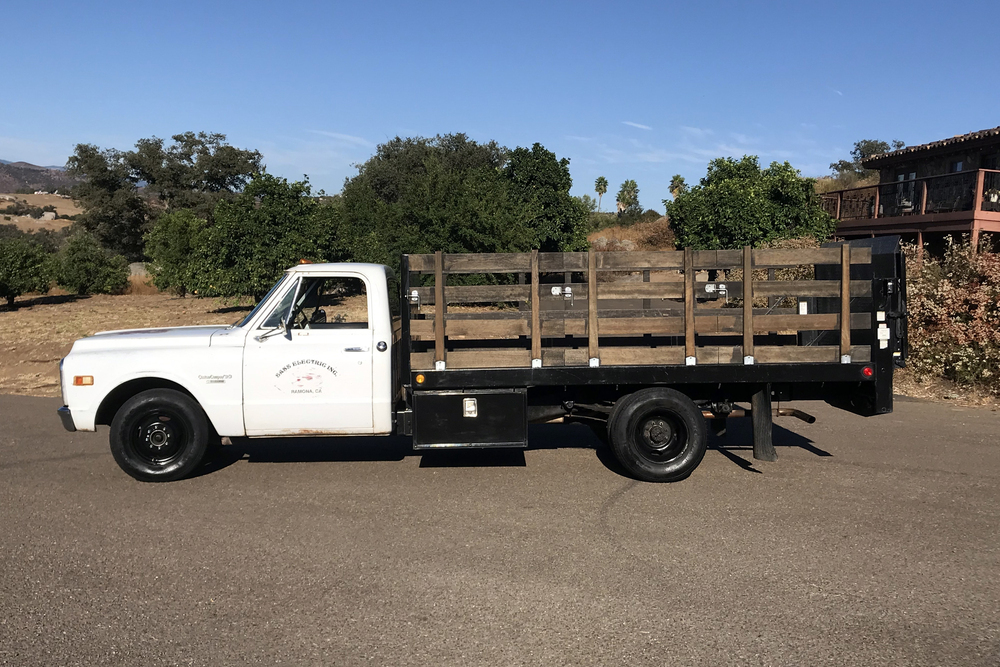 1969 CHEVROLET C30 STAKE BED PICKUP - Side Profile - 234492