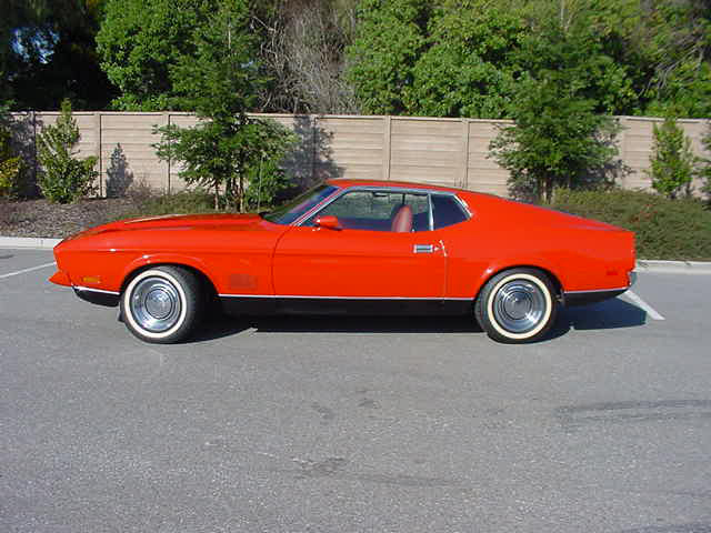 1971 FORD MUSTANG MACH 1 FASTBACK "007" - Front 3/4 - 23498