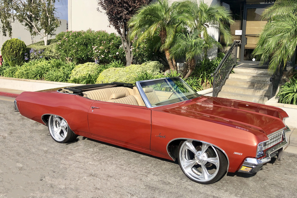 1970 CHEVROLET IMPALA CUSTOM CONVERTIBLE - Front 3/4 - 235215