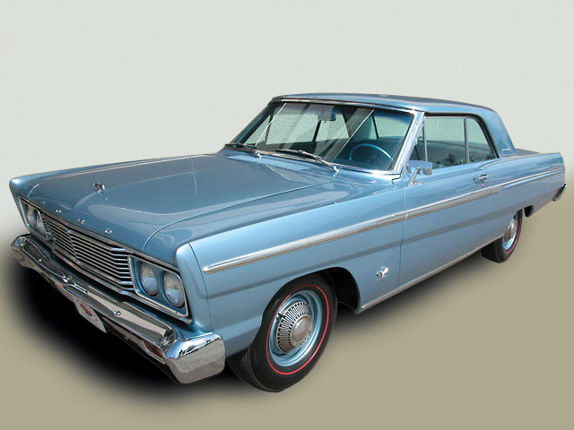 1965 FORD FAIRLANE 500 2 DOOR "K" CODE HARDTOP - Front 3/4 - 23538