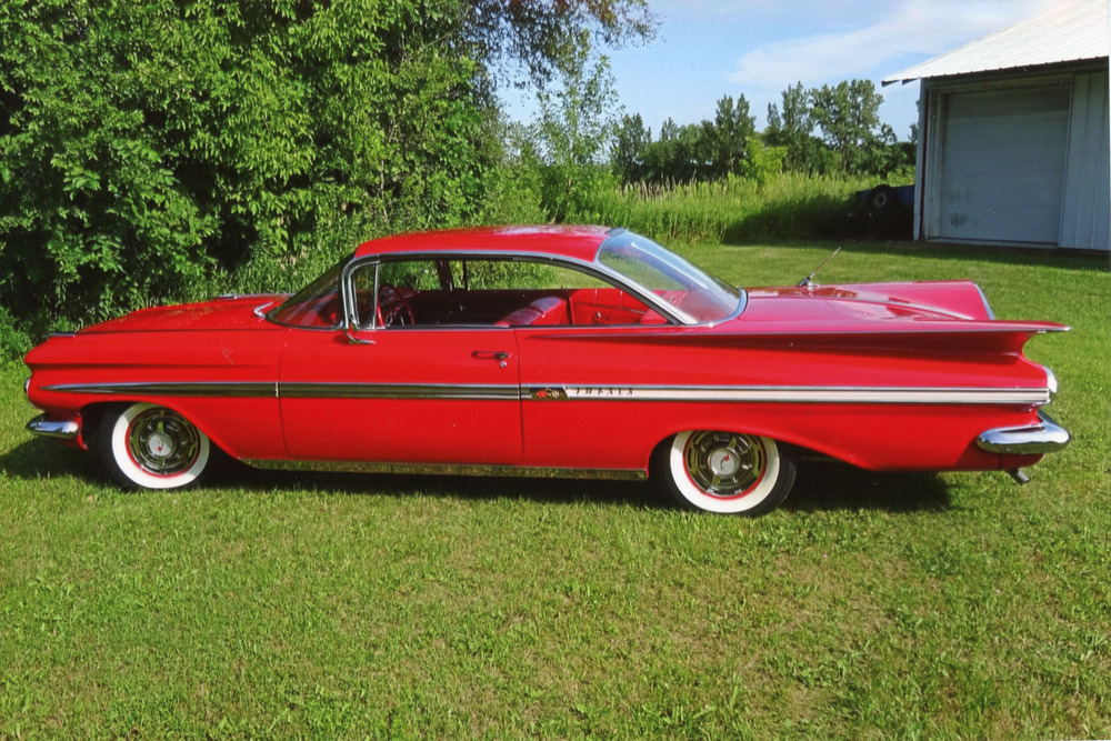 1959 CHEVROLET IMPALA SPORT COUPE - Side Profile - 236020