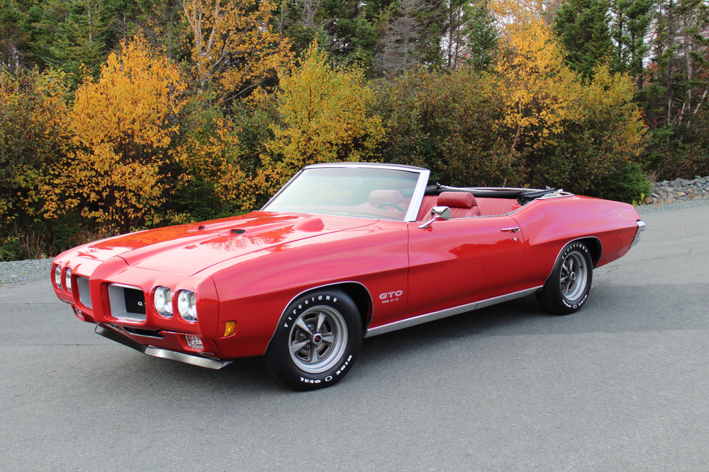 1970 PONTIAC GTO CONVERTIBLE - Front 3/4 - 236032
