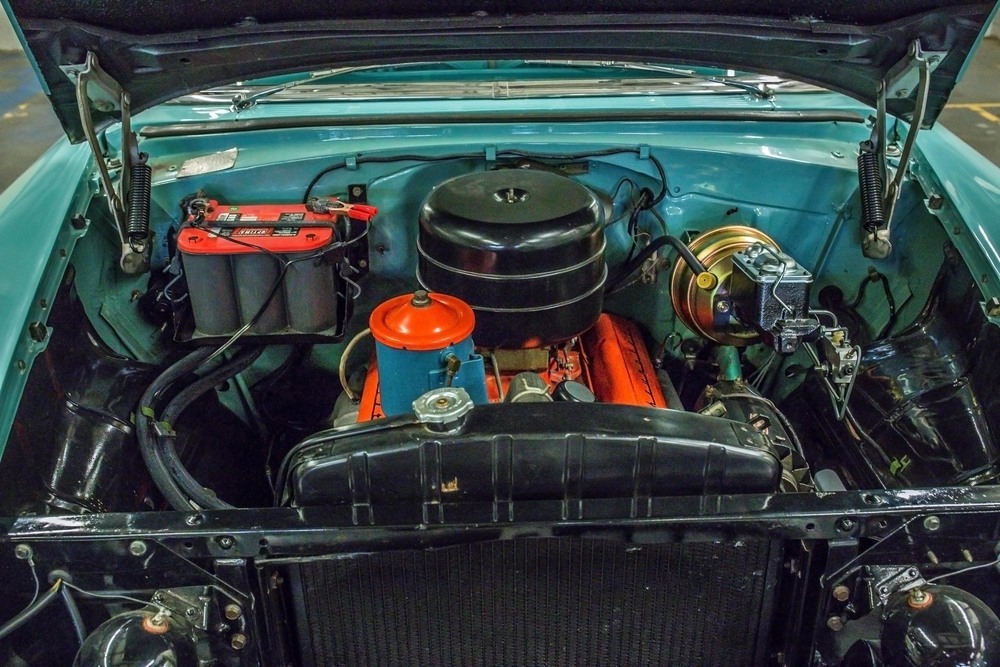 1955 CHEVROLET BEL AIR CONVERTIBLE - Engine - 237036