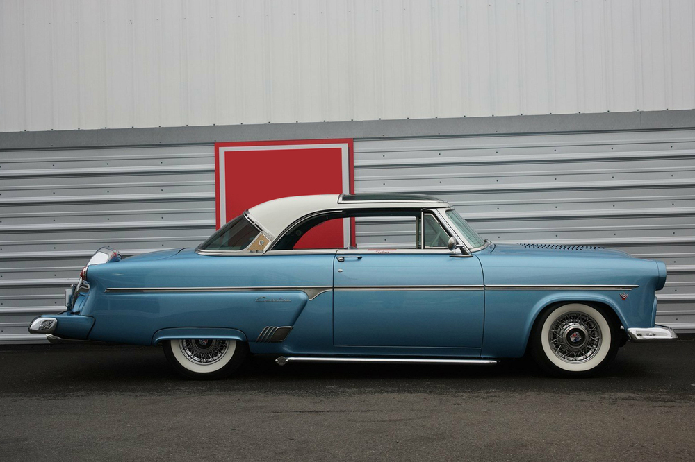 1954 FORD CRESTLINE SKYLINER CUSTOM HARDTOP - Side Profile - 237066