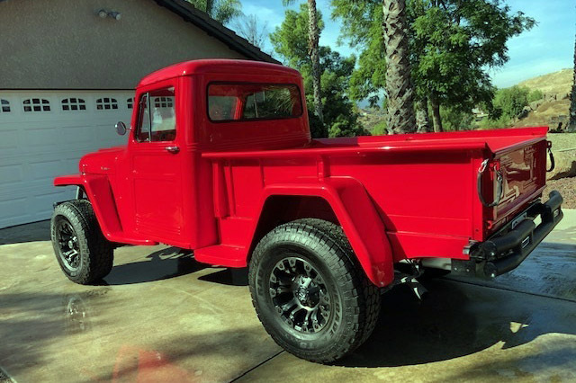 1960 WILLYS JEEP CUSTOM PICKUP - Rear 3/4 - 237169