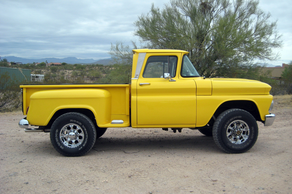 1962 CHEVROLET K10 CUSTOM PICKUP - Side Profile - 237514