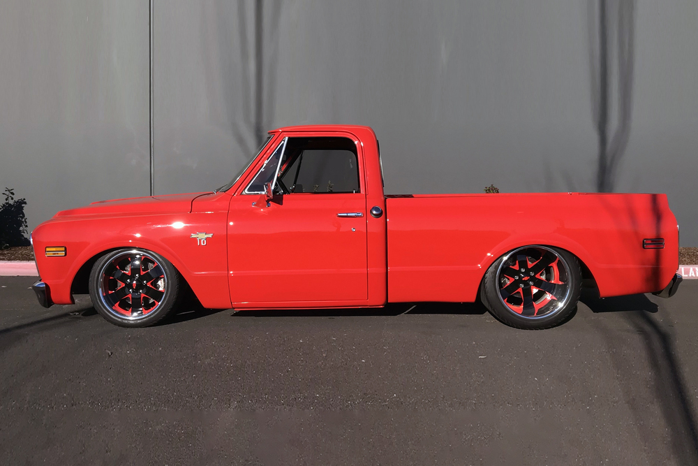 1968 CHEVROLET C10 CUSTOM PICKUP - Side Profile - 237710