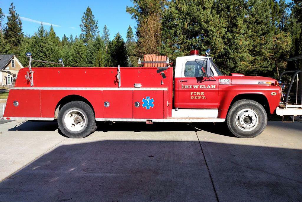 1972 FORD F-750 FIRE TRUCK - Side Profile - 237875