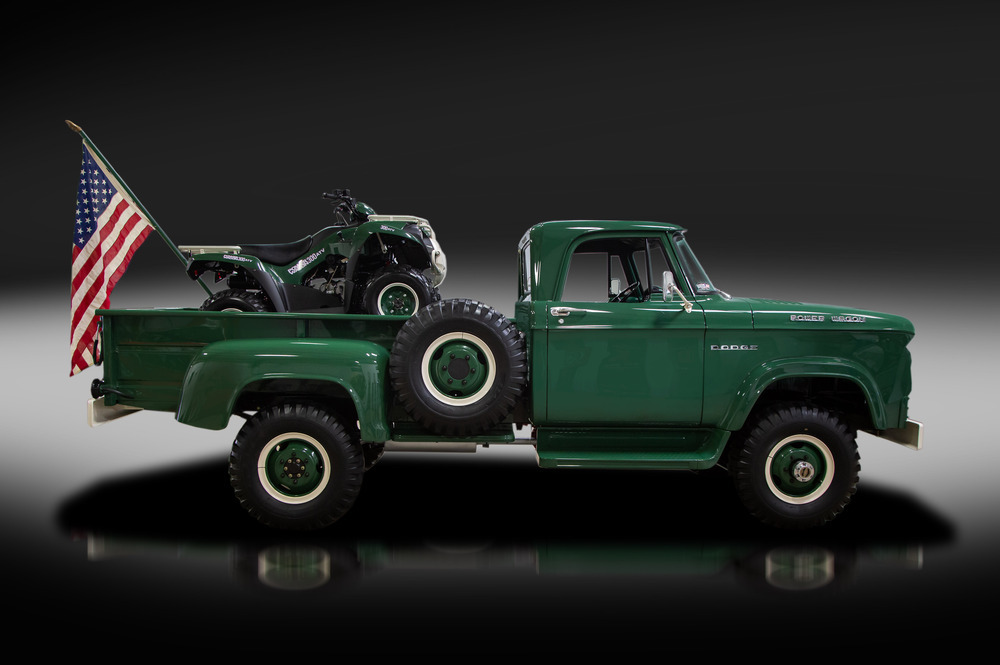 1963 DODGE W300 POWER WAGON PICKUP - Side Profile - 238086
