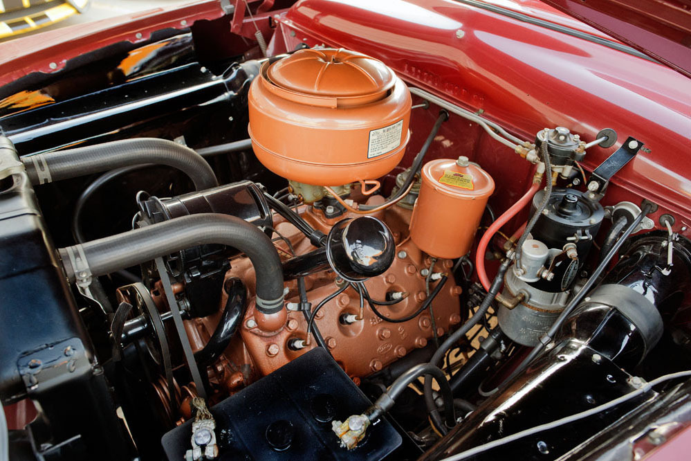 1950 FORD CUSTOM DELUXE CONVERTIBLE - Engine - 238523