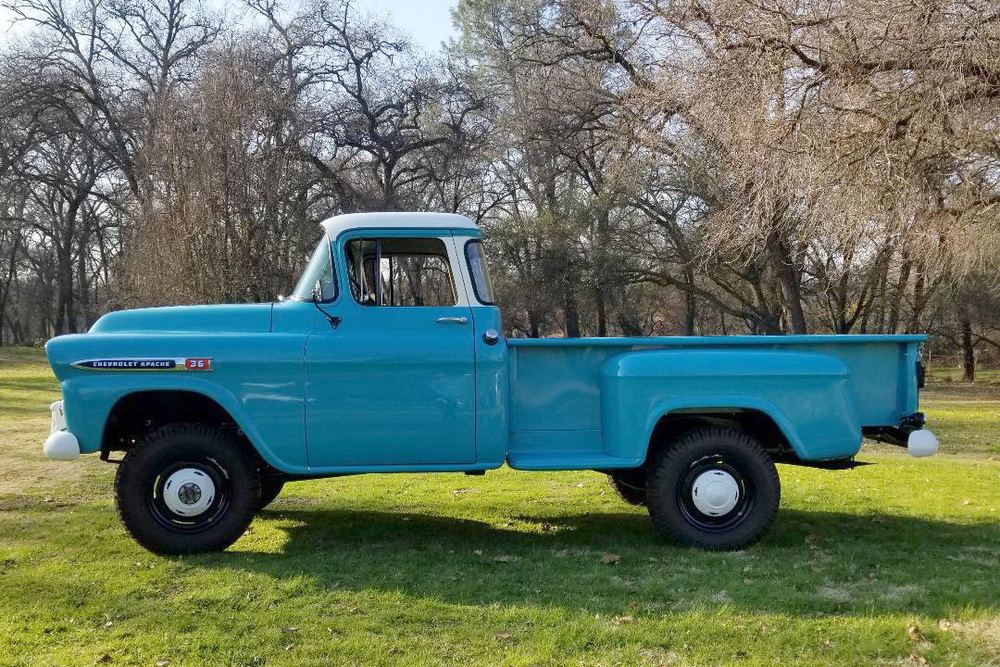 1959 CHEVROLET 3600 NAPCO PICKUP - Side Profile - 239133