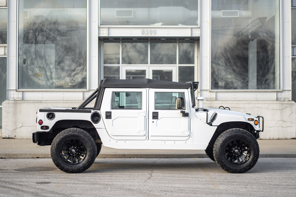 2000 AM GENERAL HUMMER OPEN-TOP PICKUP - Side Profile - 242403