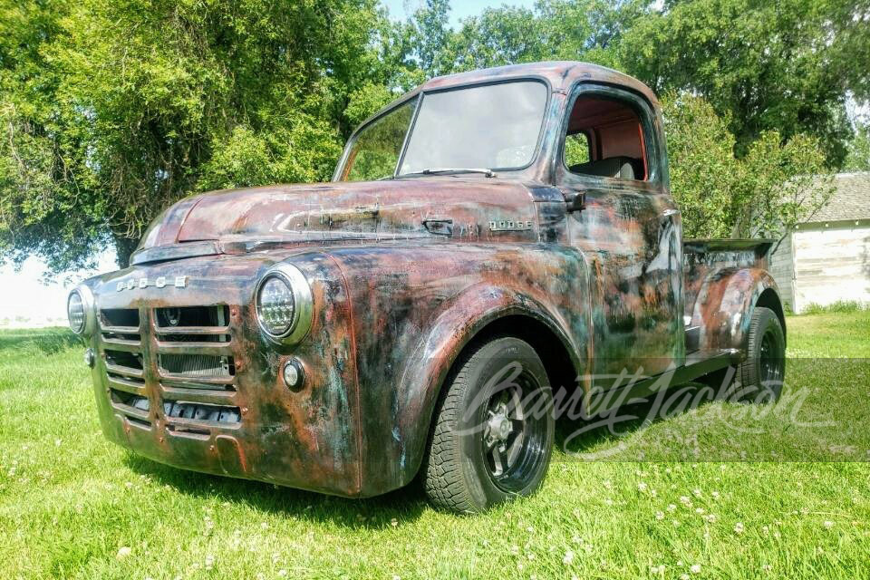 1951 DODGE B-3B CUSTOM PICKUP - Front 3/4 - 242767