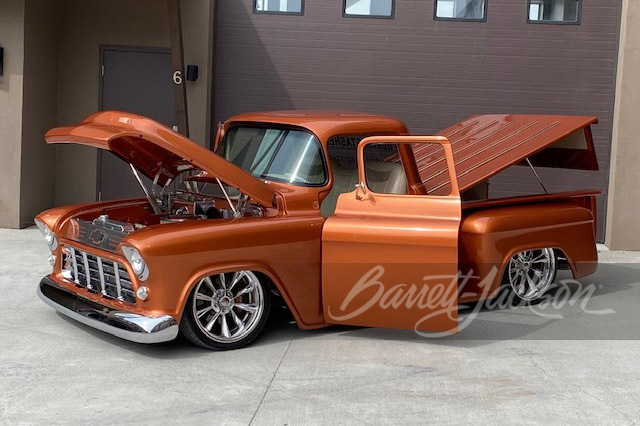 1955 CHEVROLET APACHE CUSTOM PICKUP - Side Profile - 243003