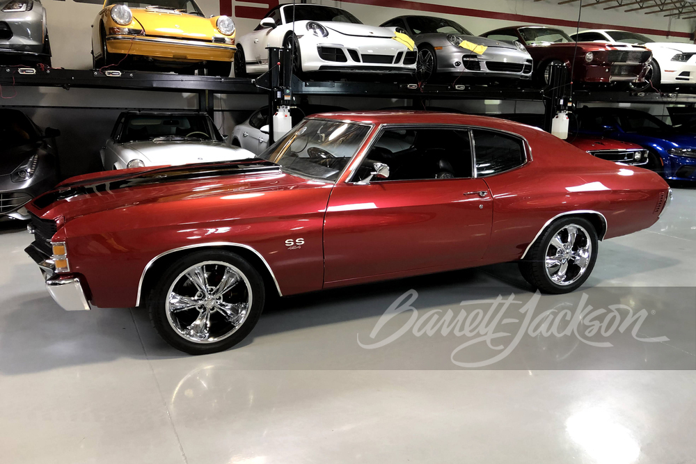 1971 CHEVROLET CHEVELLE HEAVY CHEVY CUSTOM COUPE - Front 3/4 - 243186