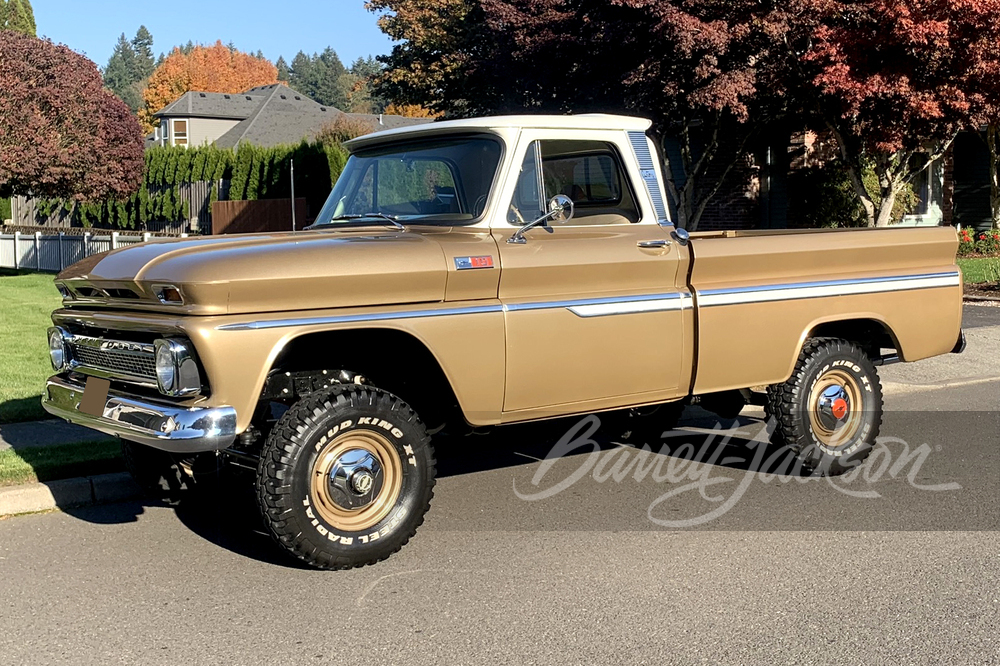 1966 CHEVROLET K10 CUSTOM PICKUP - Front 3/4 - 244133