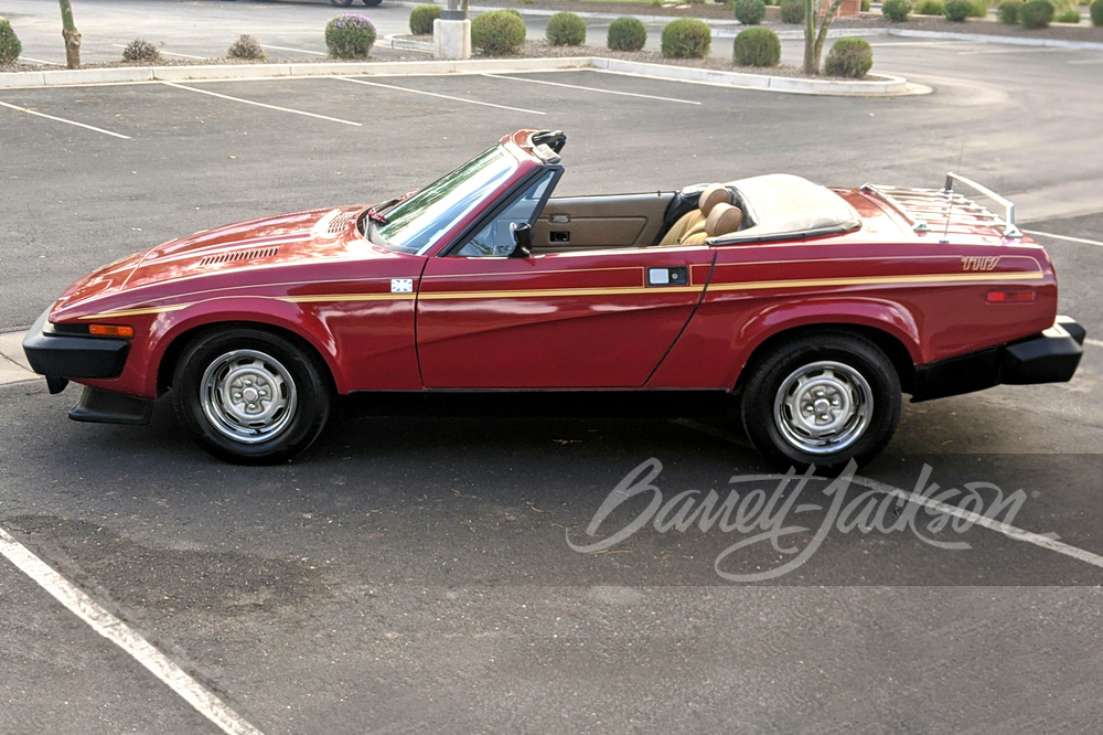 1980 TRIUMPH TR7 CONVERTIBLE - Side Profile - 244254