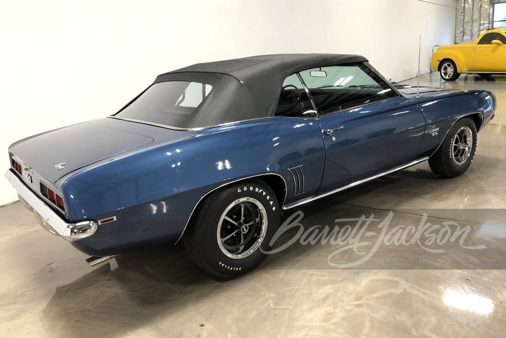 1969 CHEVROLET CAMARO SS CONVERTIBLE - Rear 3/4 - 245397