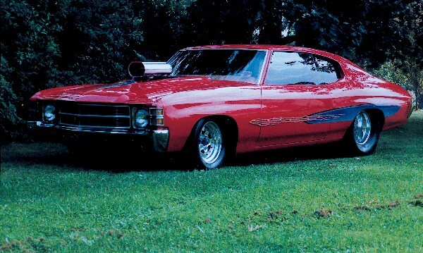 1971 CHEVROLET CHEVELLE PRO-STREET - Front 3/4 - 24634