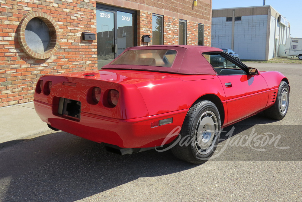 1993 CHEVROLET CORVETTE 40TH ANNIVERSARY EDITION CONVERTIBLE - Rear 3/4 ...