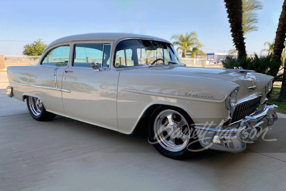 1955 CHEVROLET 210 2-DOOR POST CUSTOM COUPE - Front 3/4 - 248254