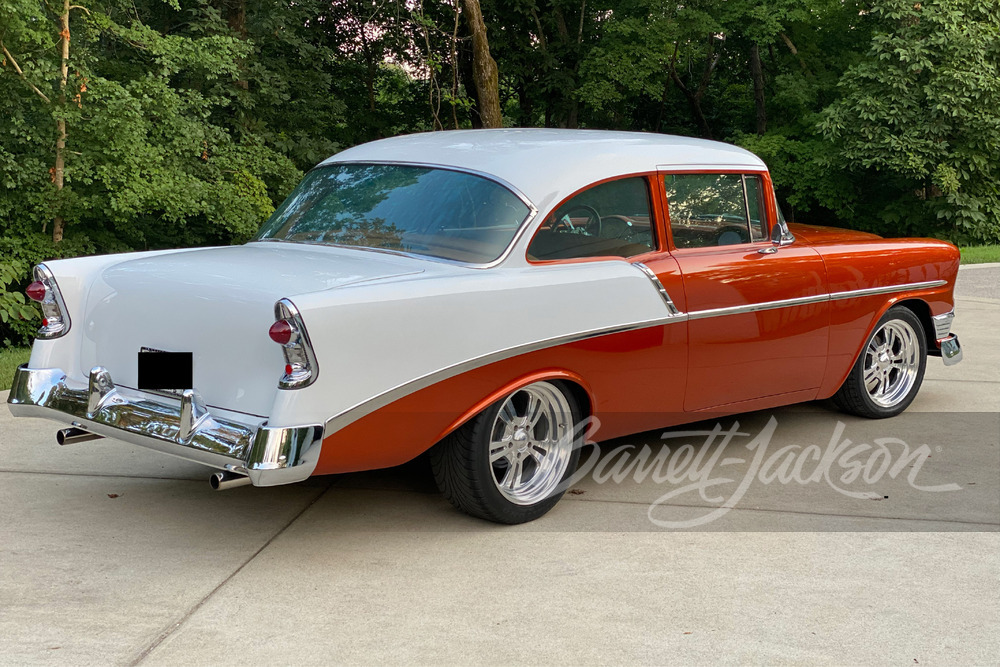 1956 CHEVROLET 210 CUSTOM COUPE - Rear 3/4 - 249443