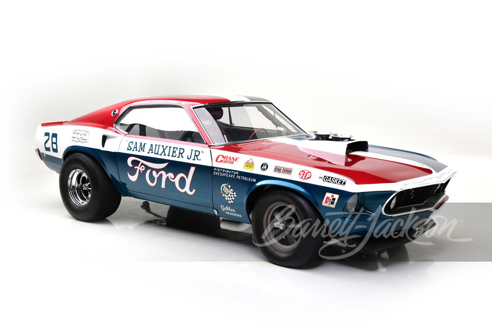 1969 FORD MUSTANG "FORD TEAM" DRAG CAR - Front 3/4 - 251177
