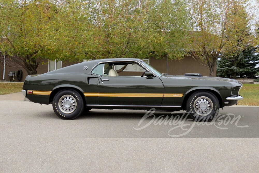 1969 FORD MUSTANG 428 SCJ R-CODE DRAG PACK - Side Profile - 251894