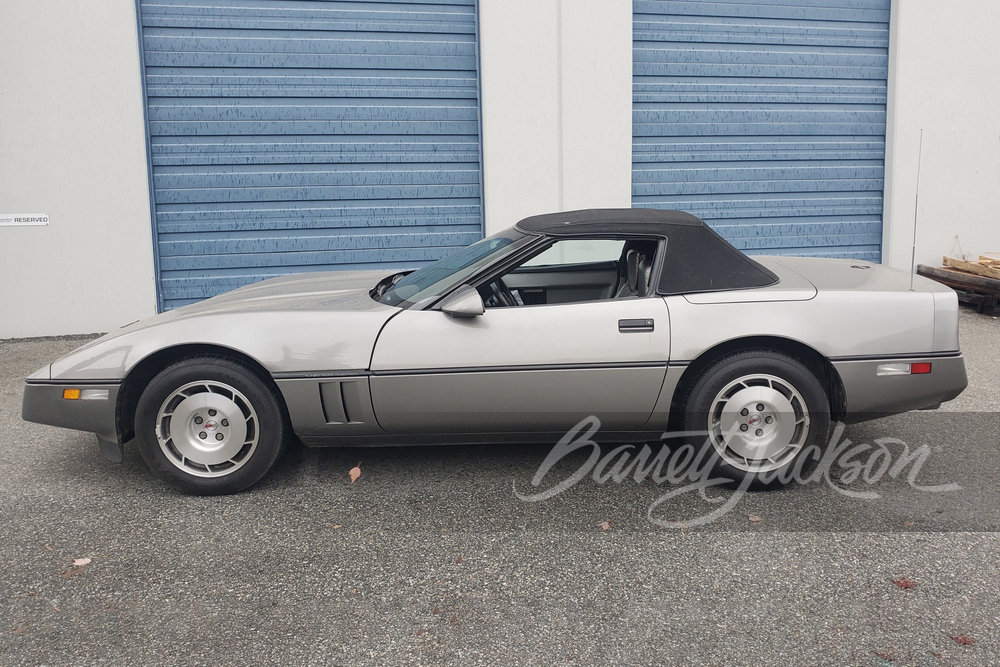 1986 CHEVROLET CORVETTE CONVERTIBLE - Side Profile - 252102