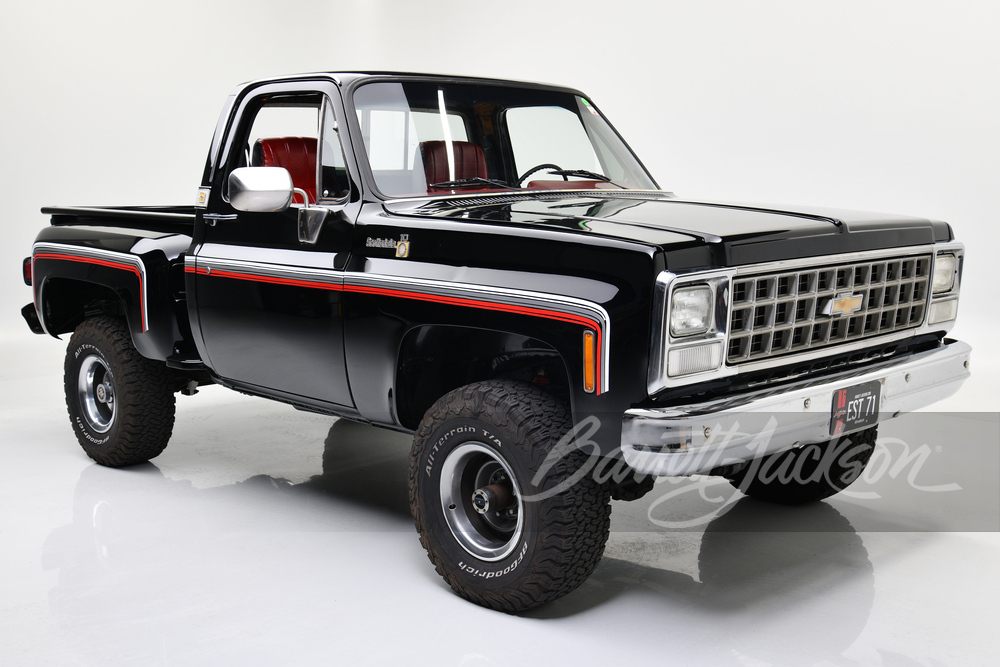 1980 CHEVROLET K10 CUSTOM STEPSIDE PICKUP - Front 3/4 - 252260