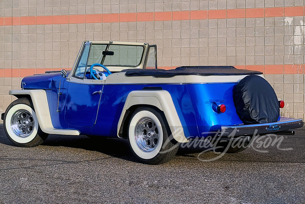 1948 WILLYS JEEPSTER CUSTOM CONVERTIBLE - Rear 3/4 - 252412