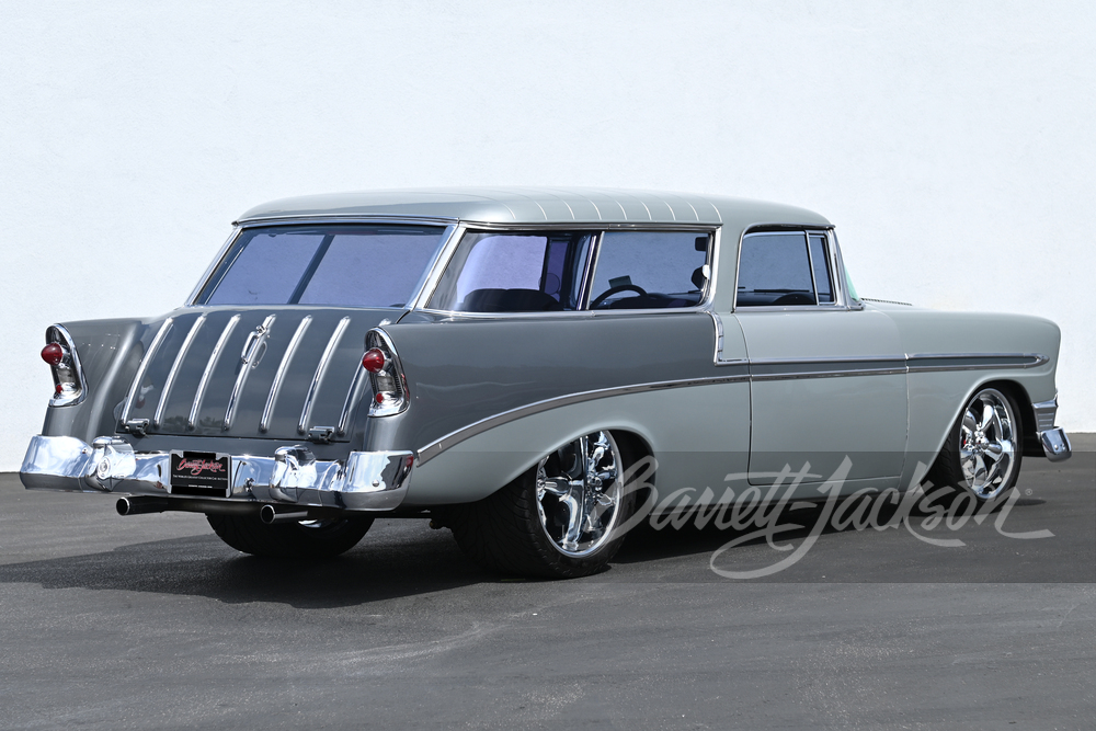 1956 CHEVROLET NOMAD CUSTOM WAGON - Rear 3/4 - 259064
