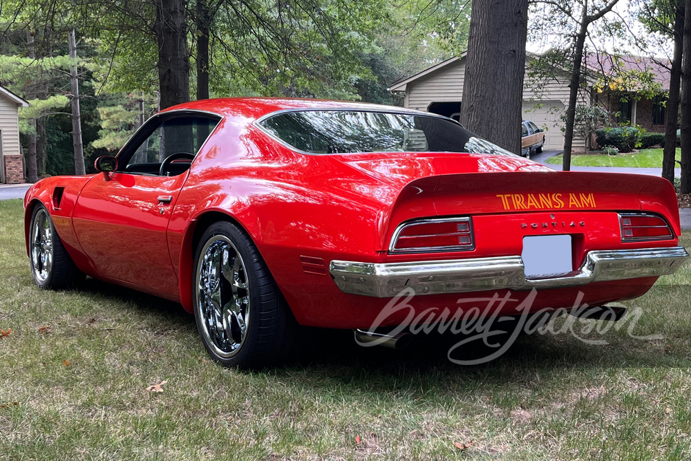 1973 PONTIAC FIREBIRD TRANS AM CUSTOM COUPE - Rear 3/4 - 260843