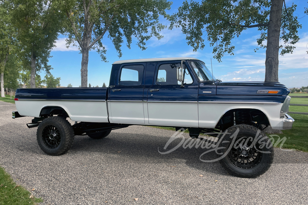 1972 FORD F-350 CUSTOM PICKUP - Side Profile - 260917