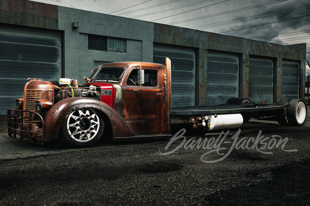 1938 DIAMOND T RAT ROD CUSTOM CAR HAULER 'LONG HAUL'