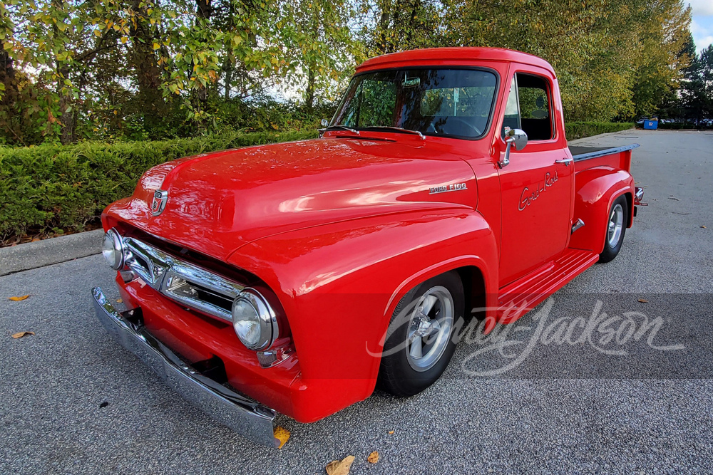 1953 FORD F-100 CUSTOM PICKUP - Front 3/4 - 261728
