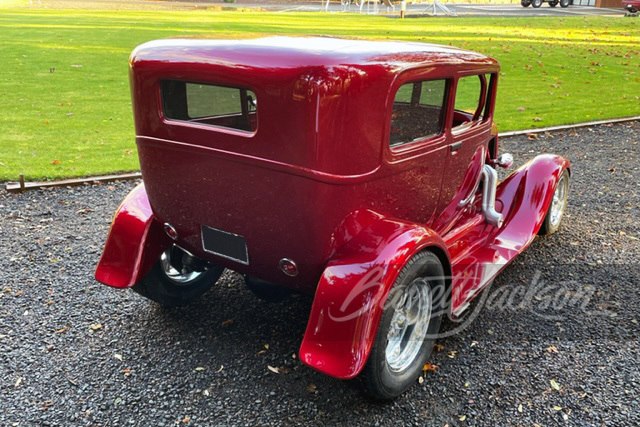 1929 FORD MODEL A CUSTOM SEDAN - Rear 3/4 - 261818