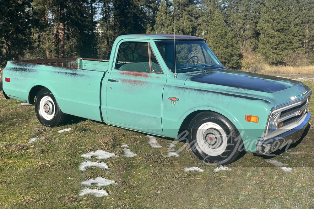 1968 CHEVROLET C10 CUSTOM PICKUP - Side Profile - 262743