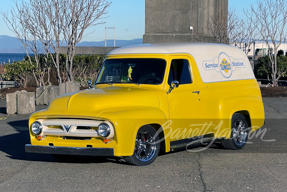 1953 FORD F-100 CUSTOM PANEL TRUCK - Front 3/4 - 263281