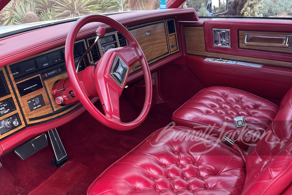 1984 Cadillac Eldorado Biarritz Interior