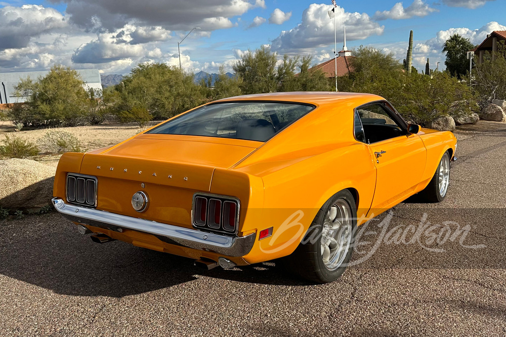 1970 FORD MUSTANG CUSTOM FASTBACK - Rear 3/4 - 264156