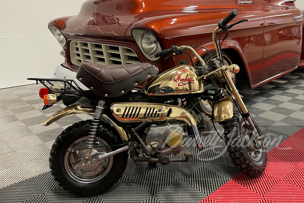 1984 HONDA Z50 J MONKEY GOLD LIMITED EDITION MINIBIKE - Side Profile - 265726